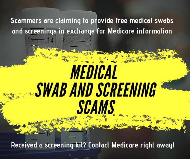 Medical Cancer Swab Screening Scam | CAP Connection