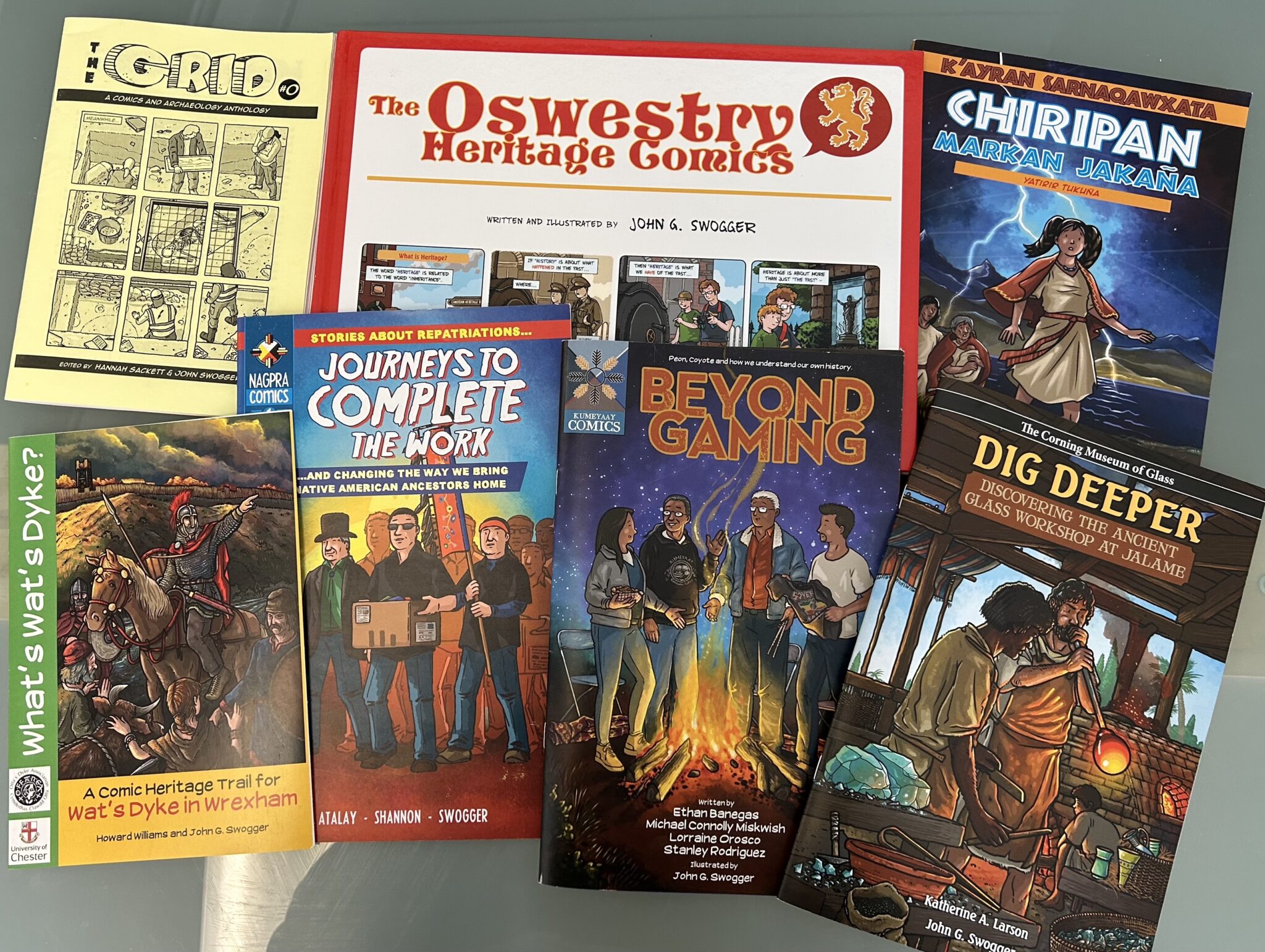 John Swogger Visits CBR Lab! – UVM Comics-based research lab