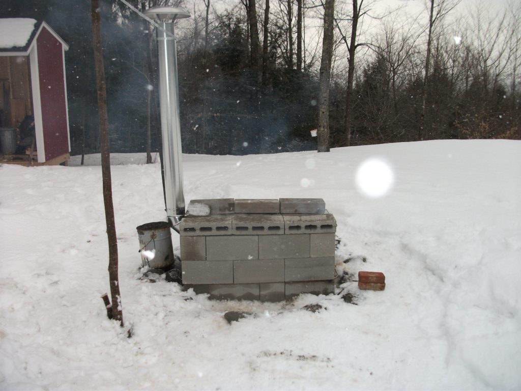 Backyard Sugaring Setup – Dennis Plante's life and times