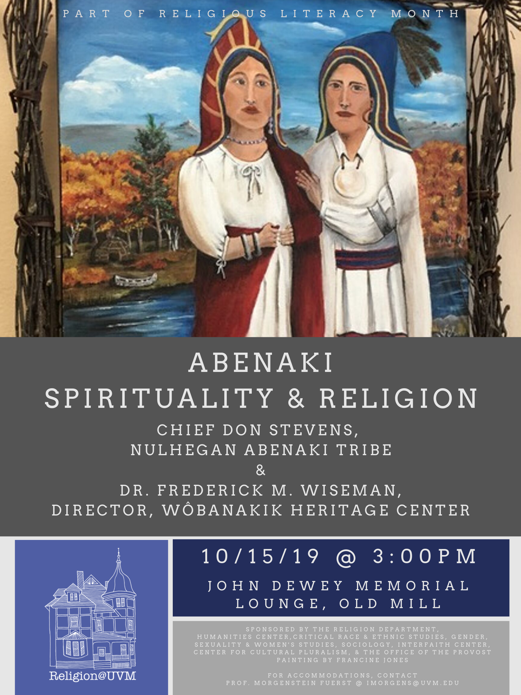 Religious Literacy Month: Abenaki Spirituality and Religion | Religion@UVM
