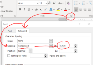 Getting your grant below the page limit using built-in MS Word features ...