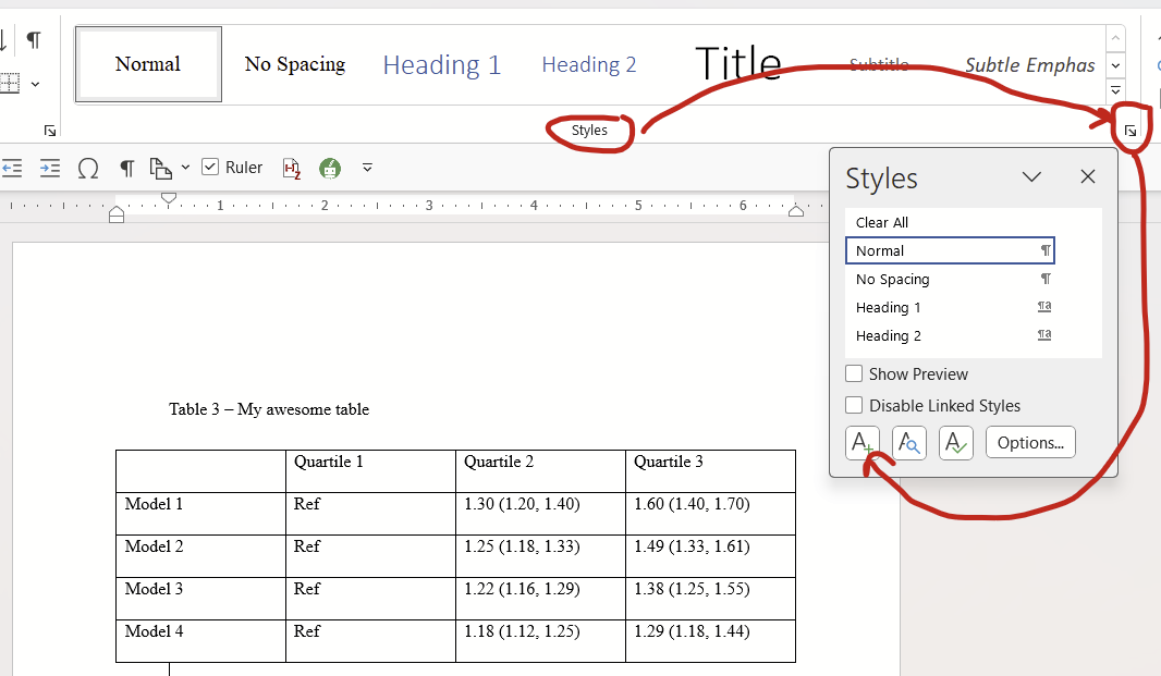 Optimizing tables in Microsoft Word and Powerpoint for grants, research ...