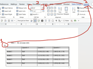 Optimizing tables in Microsoft Word and Powerpoint for grants, research ...